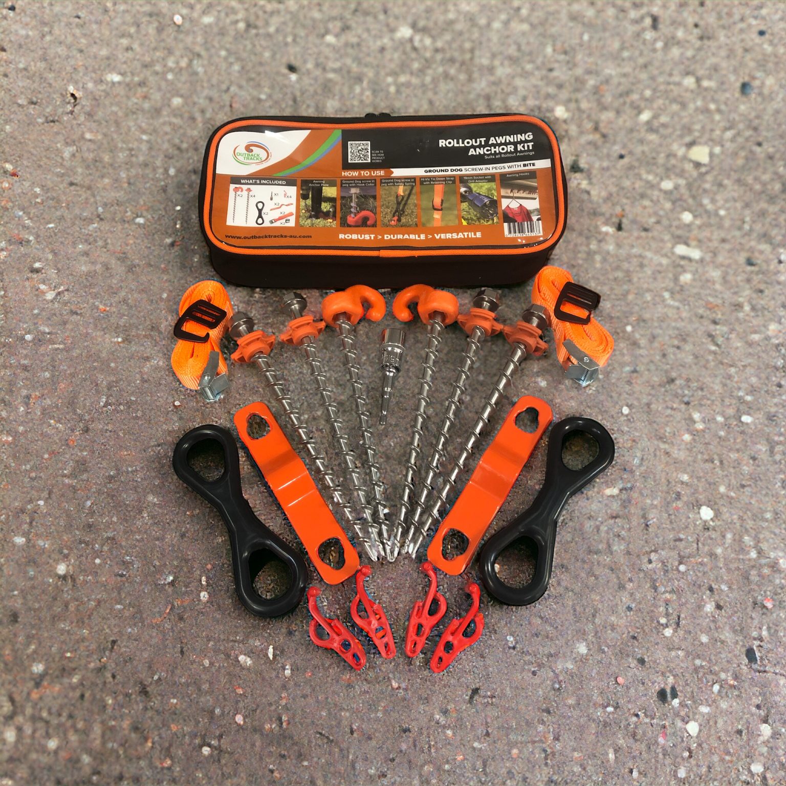 Outback-Tracks Rollout Awning Anchor Kit – Murray River Caravan and ...